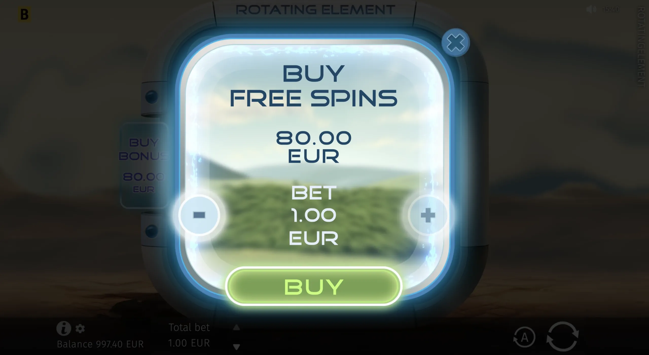 Rotating Element Slot Free Demo | 25 Lines & 97.19% RTP
