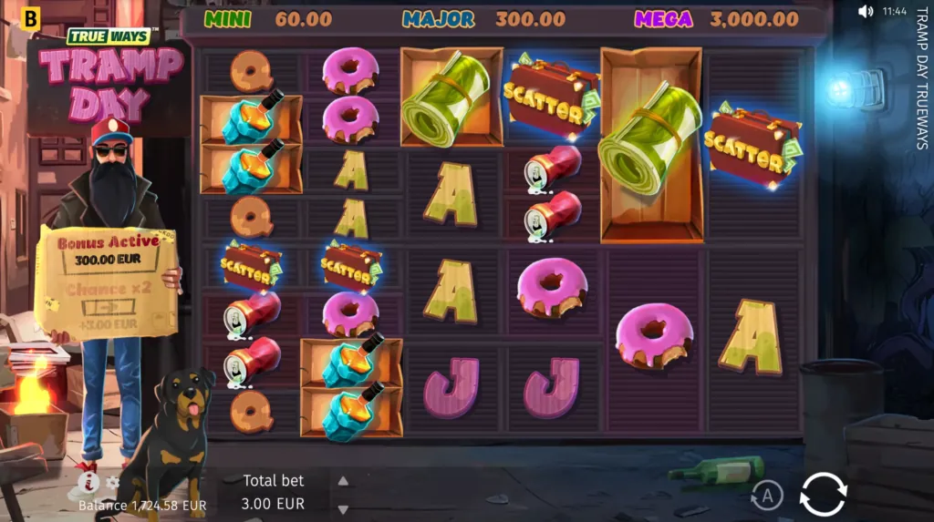 Tramp Day TRUEWAYS™ Slot Demo | Mega Jackpot & Free Spins